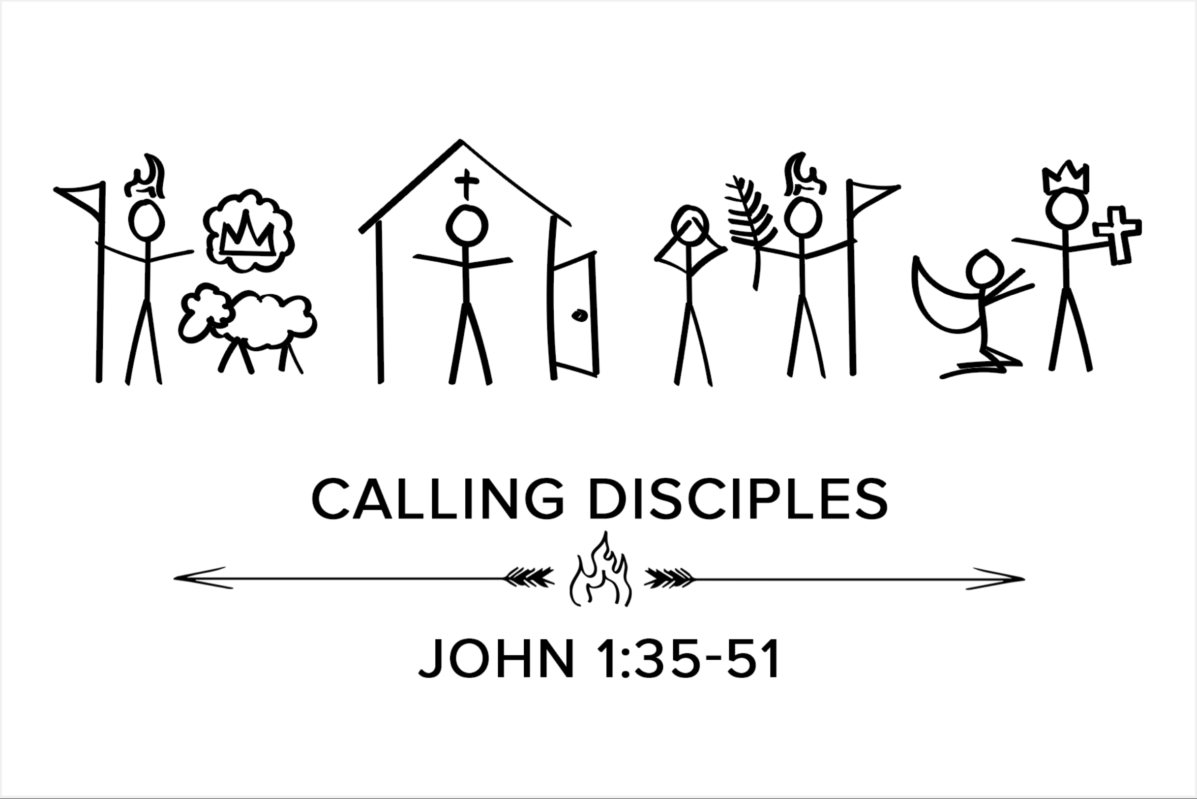 John 1 – Calling Disciples – Draw Bible Stories